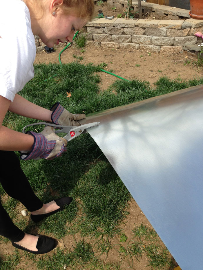 cutting-zinc tabletop - Something Vintage