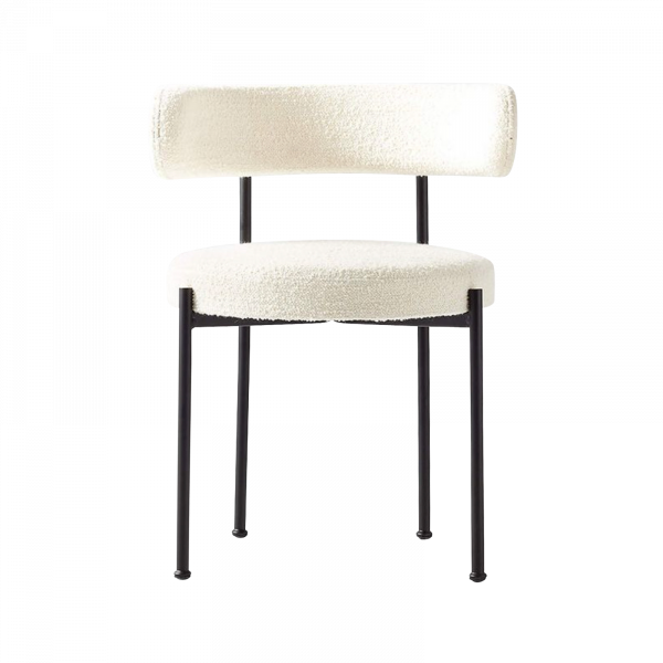 The Secret to a Chic Event: Our Signature Black and White Boucle Chair ...