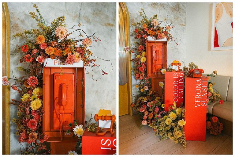 Verona Sunset Event Decor Ideas || Color of the Year 2024